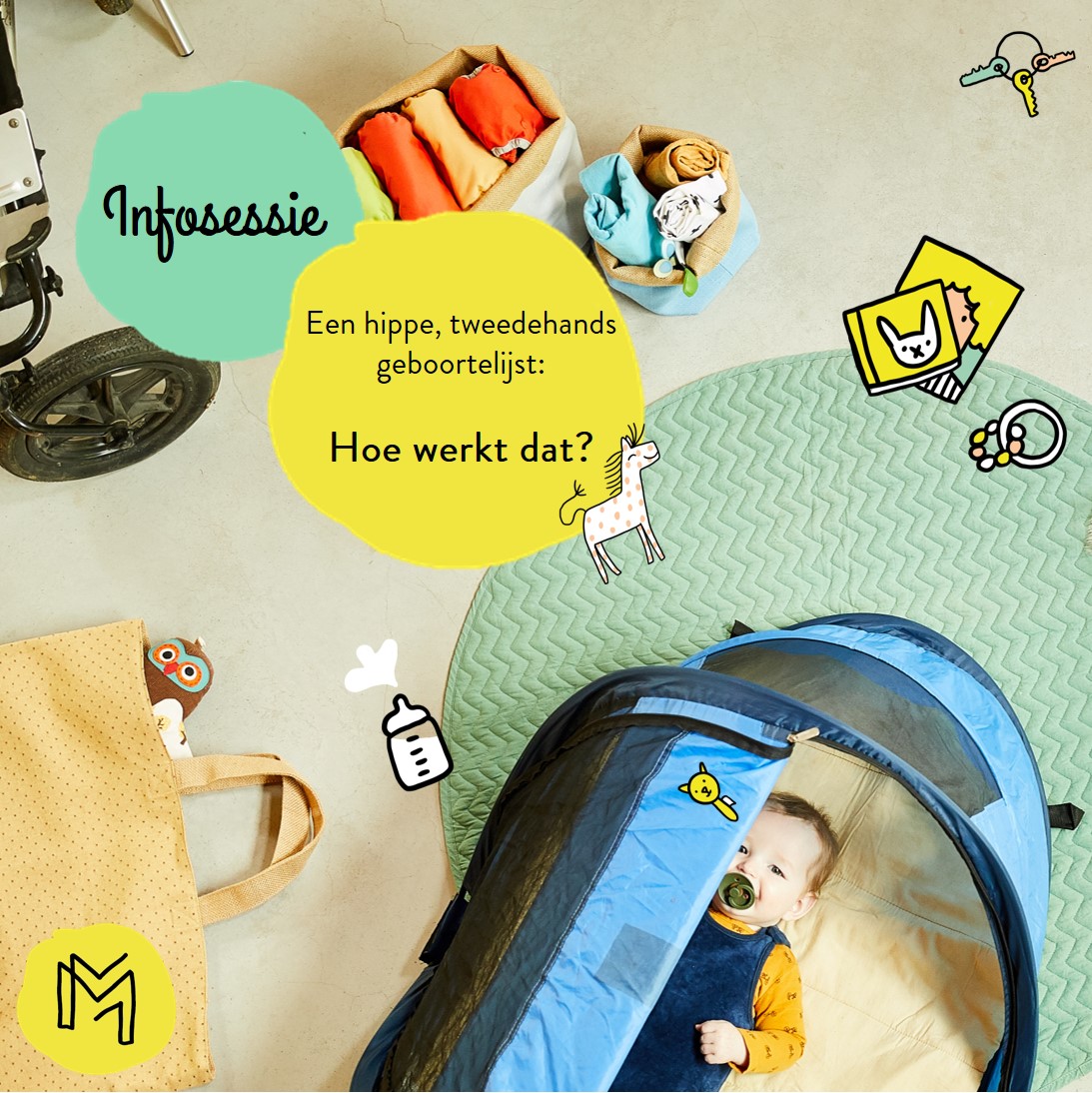 Mic Mac Minuscule - hippe, tweedehands geboortelijsten